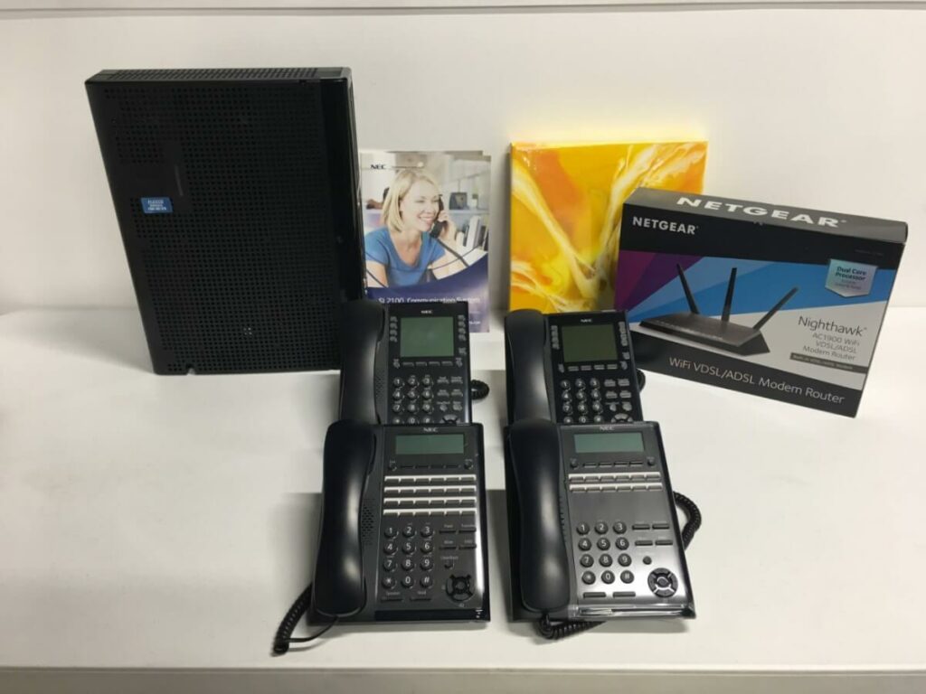 NEC SL2100 package with 4 phones - Plexus Communications